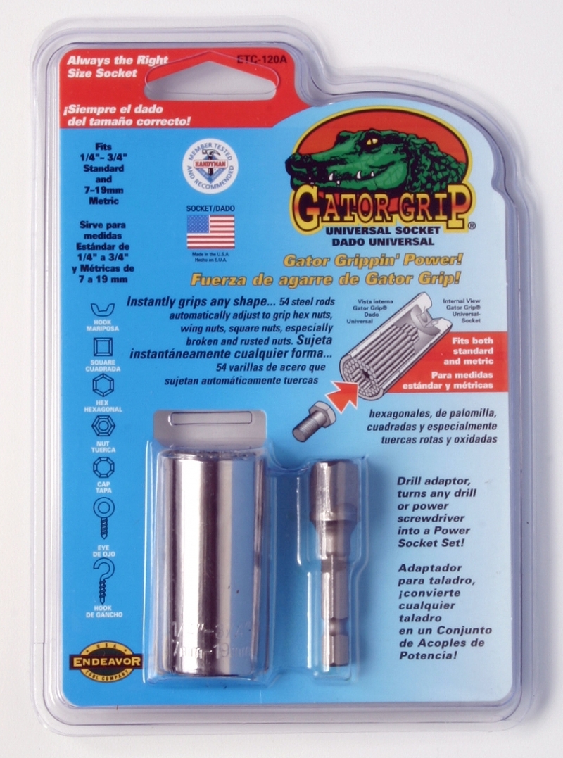 The KING Gator Grip ETC-125 Universal Socket - Gator Grip® Australia